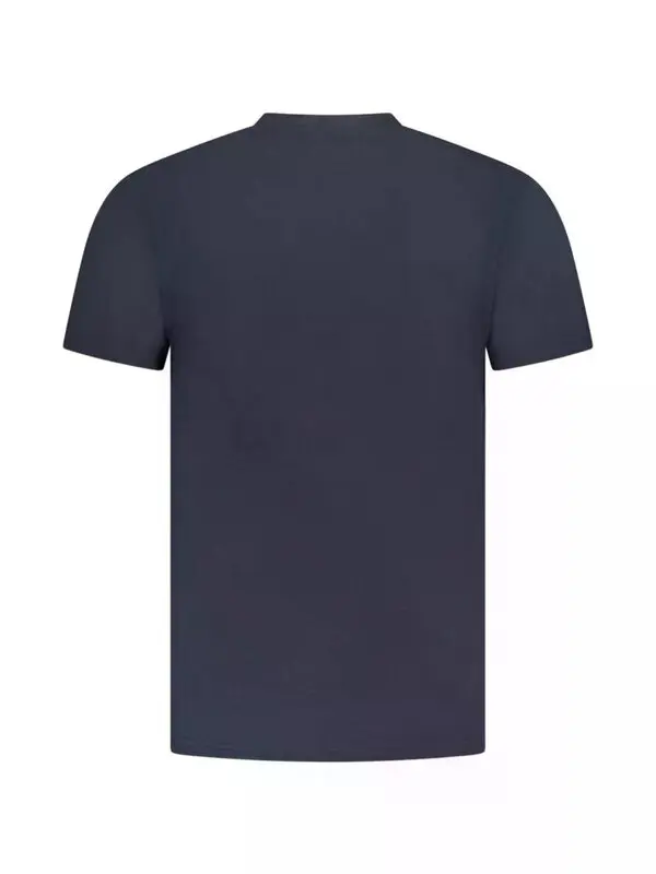 Roberto Cavalli Leopard-print Logo T-shirt - Blue