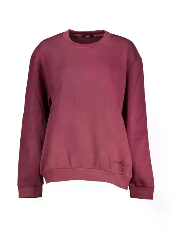 Roberto Cavalli Embroidered Logo Crew-neck Sweatshirt