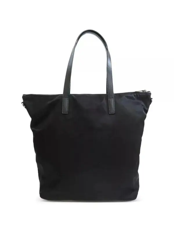 Prada Logo-triangle Tote Bag