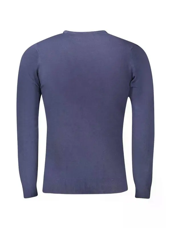 Roberto Cavalli Embroidered Logo Crew-neck Sweater - Blue