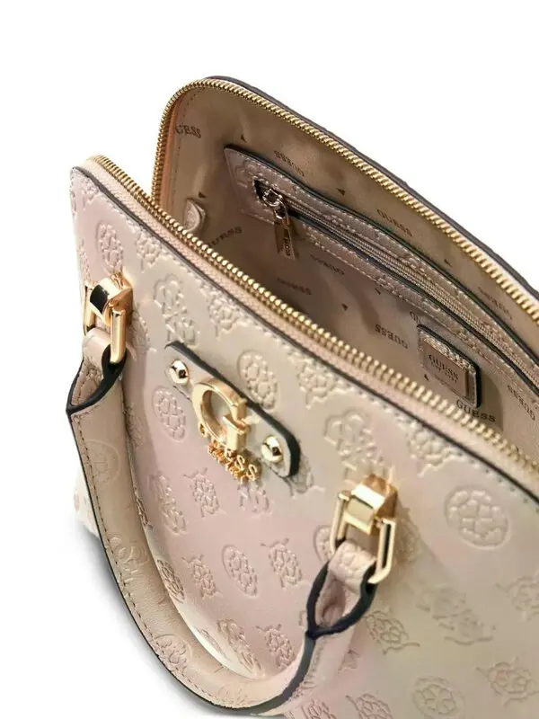 Guess Embossed Logo Tote Bag
