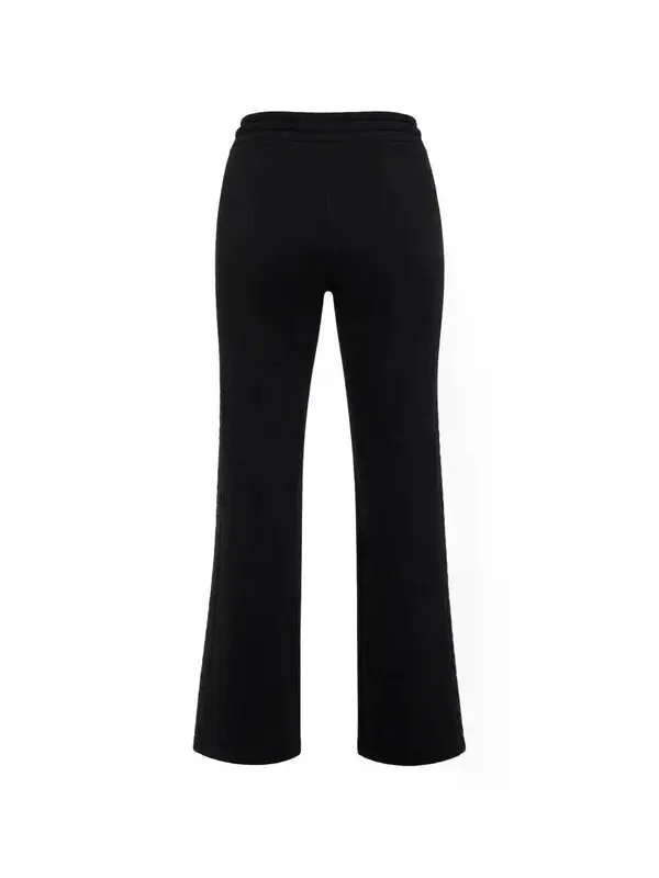 Guess Drawstring Track Pants With Logo Detail - Black