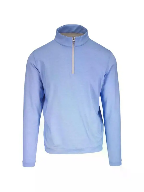 Peter Millar Albatross Quarter-zip Sweater - Blue