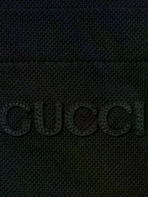 Gucci Web-trim Embroidered Polo Shirt