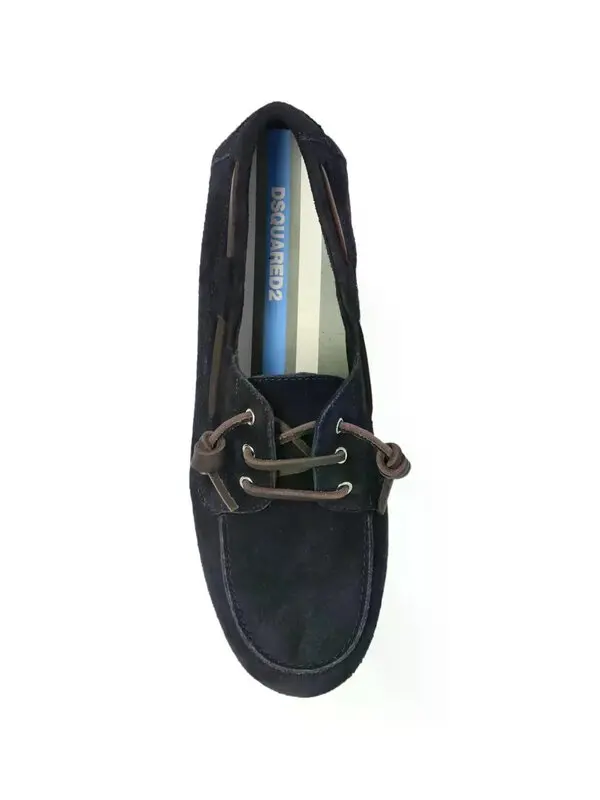 Dsquared2 Lace-up Boat Shoes - Blue