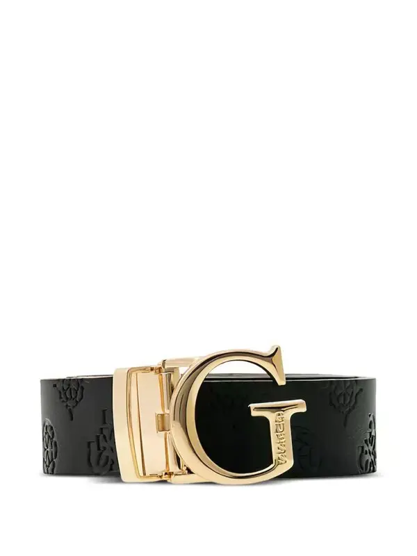 Guess James 4g Logo Belt - Black