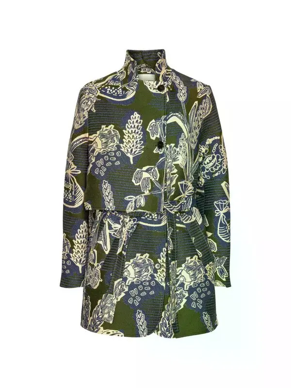 Henrik Vibskov Wheel Jacquard-woven Belted Jacket