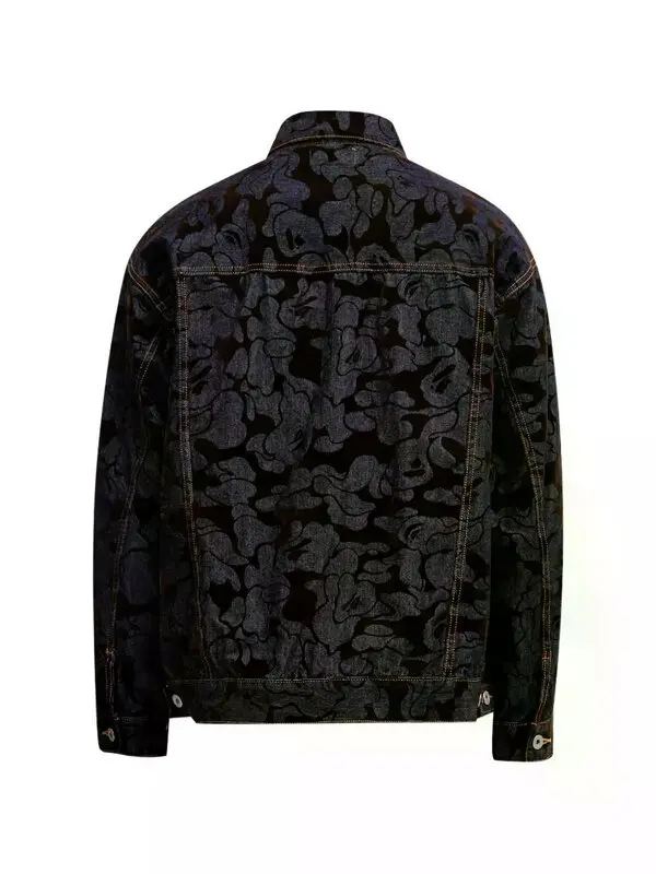 A BATHING APE Printed Denim Jacket