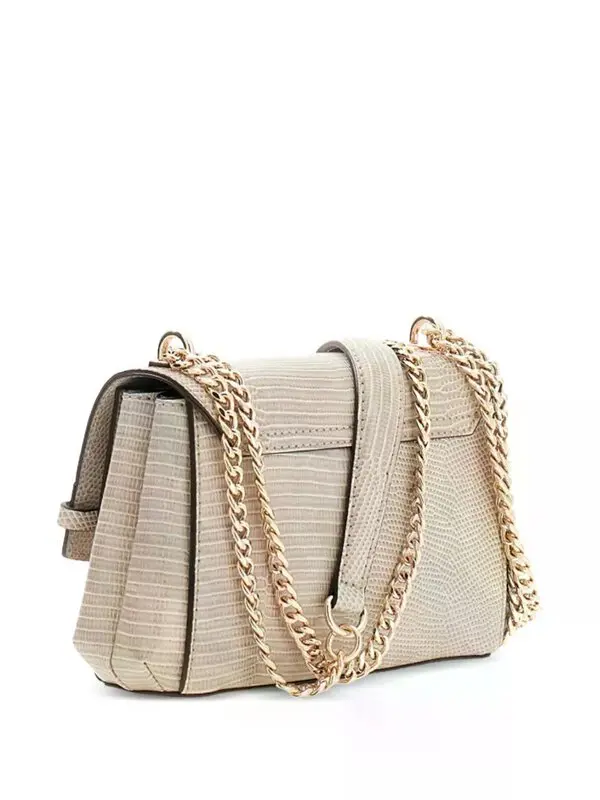 Guess Lizard-effect Chain Satchel