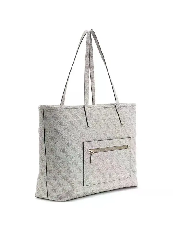 Guess Power Play Monogram Shoulder Bag - Neutrals