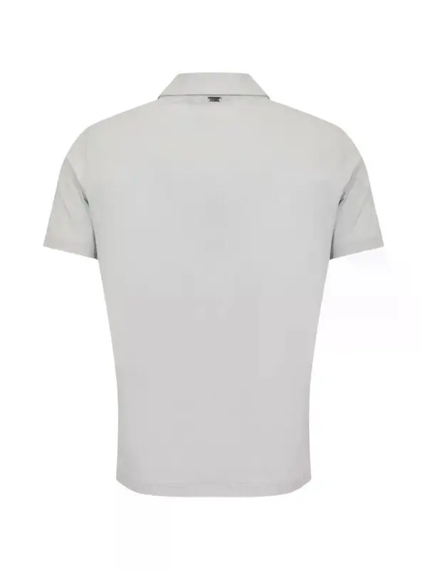 Herno Short-sleeved Polo Shirt - Grey