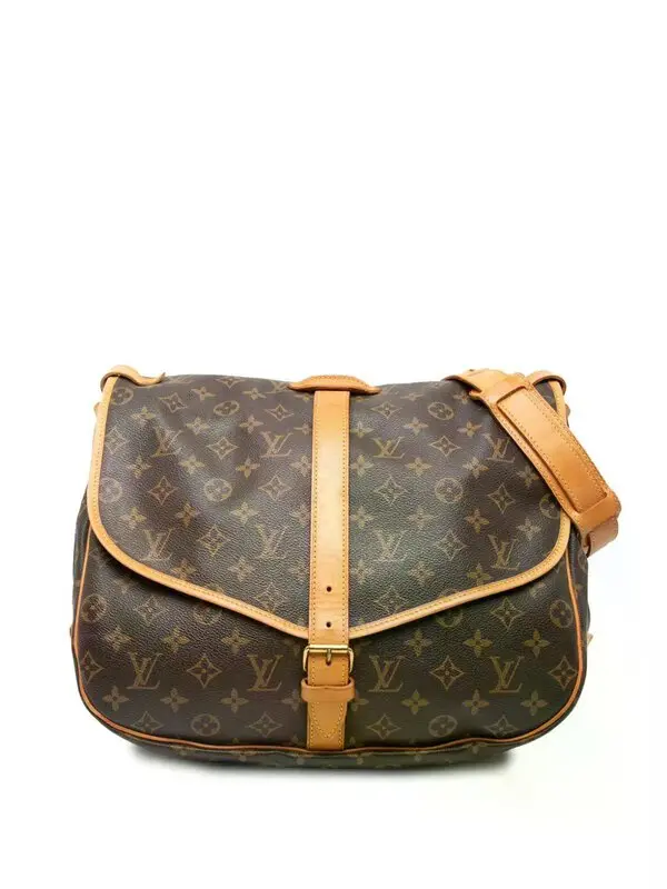 LOUIS VUITTON 1993 Monogram Saumur 35 Crossbody Bag