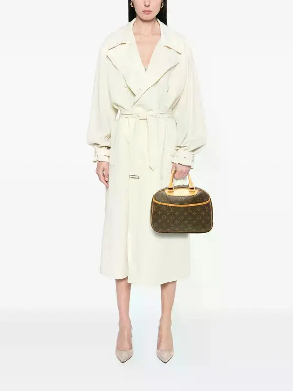 LOUIS VUITTON 2004 Monogram Trouville Handbag - Brown