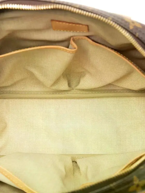 LOUIS VUITTON 2004 Monogram Trouville Handbag - Brown