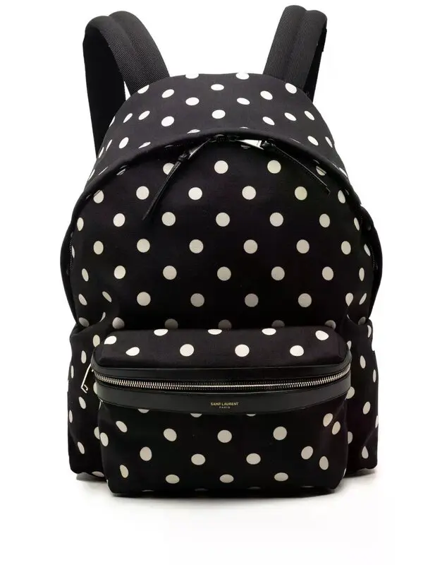 Saint Laurent 2016 Polka Dot City Backpack