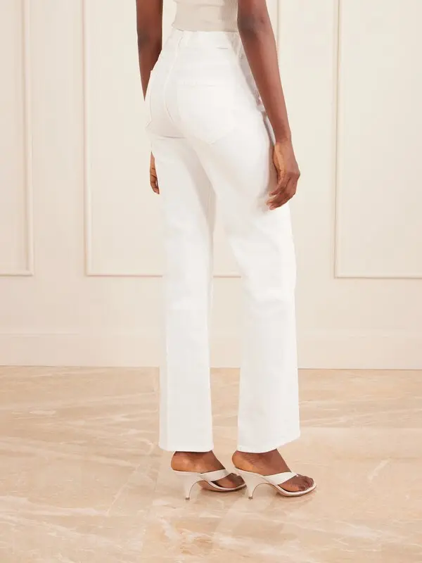 MOTHER The Kick It High-rise Straight-leg Jeans
