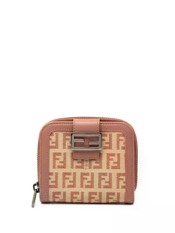 LOUIS VUITTON 2000-2010 Zucchino Canvas Bifold Compact Wallet Small Wallets - Neutrals