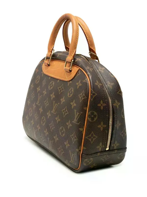 LOUIS VUITTON 2004 Monogram Trouville Handbag - Brown