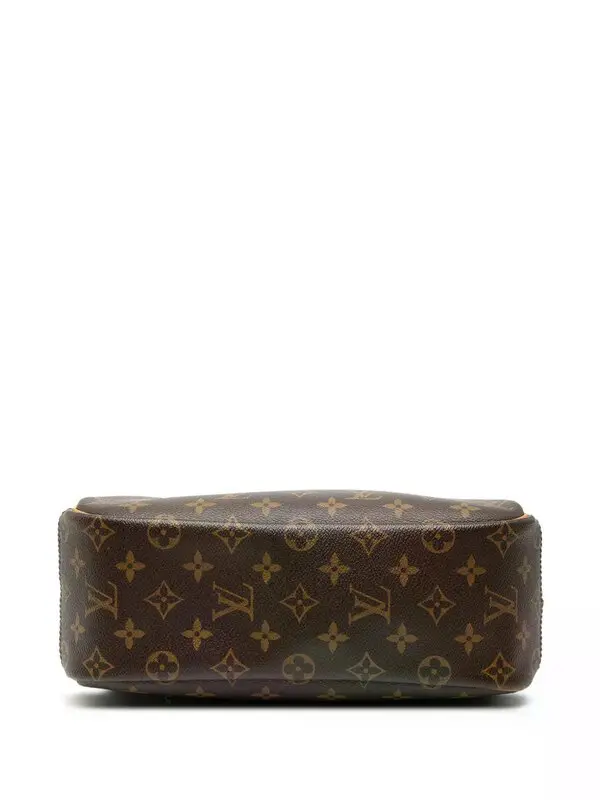 LOUIS VUITTON 2004 Monogram Trouville Handbag - Brown