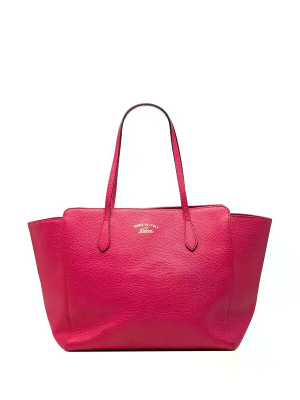 Gucci 2000-2015 Medium Leather Swing Tote Bag
