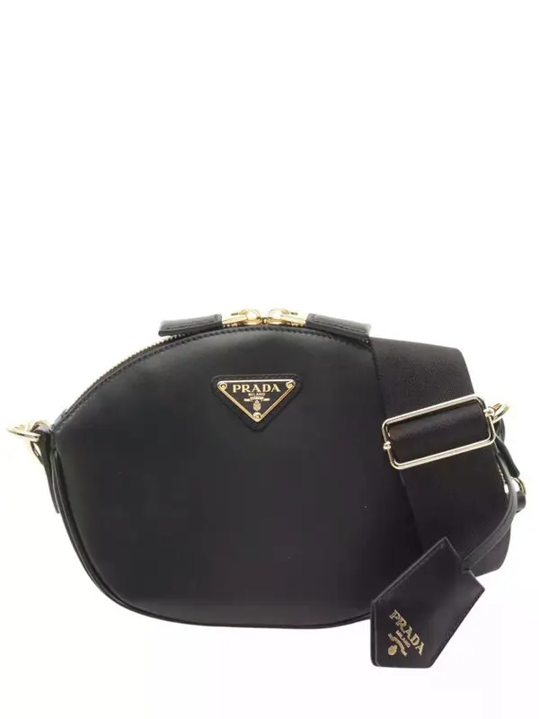 Prada City Calf Crossbody Bag - Black