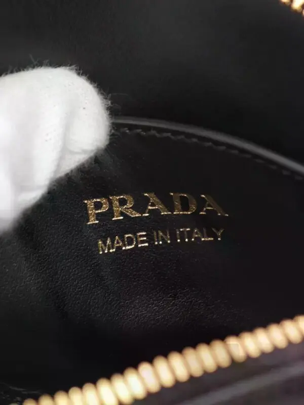 Prada City Calf Crossbody Bag - Black