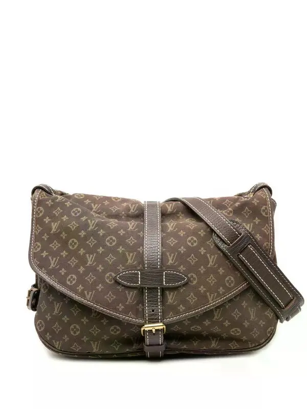 LOUIS VUITTON 2008 Monogram Mini Lin Saumur 30 Crossbody Bag