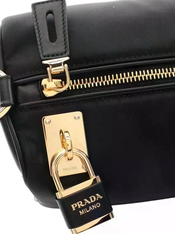 Prada Tessuto Shoulder Bag - Black