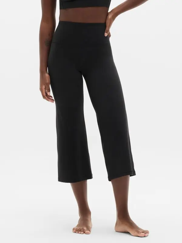Athleta Elation High-rise Crop Flare - Black
