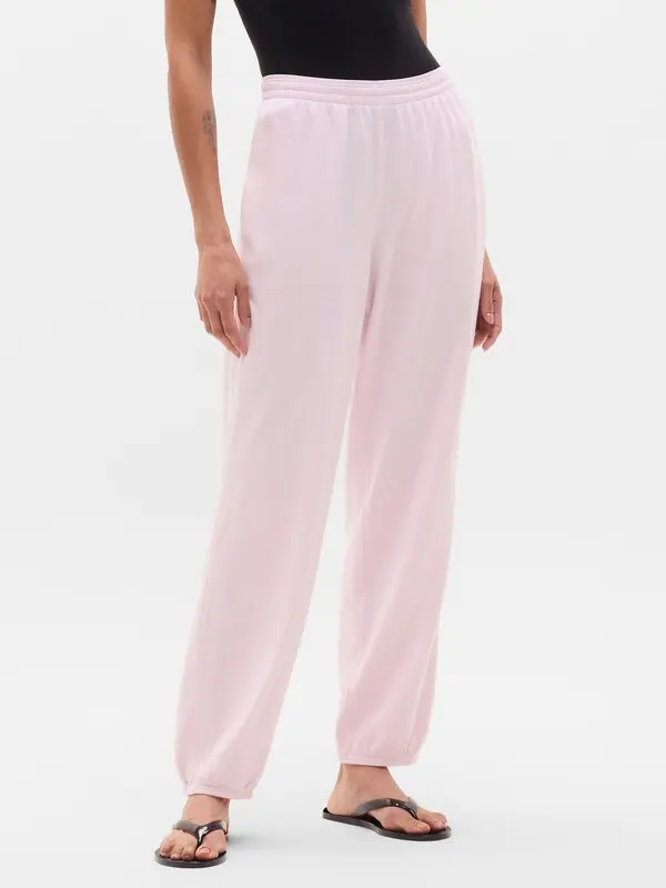 Athleta Airy Cotton Terry Jogger - Ballet