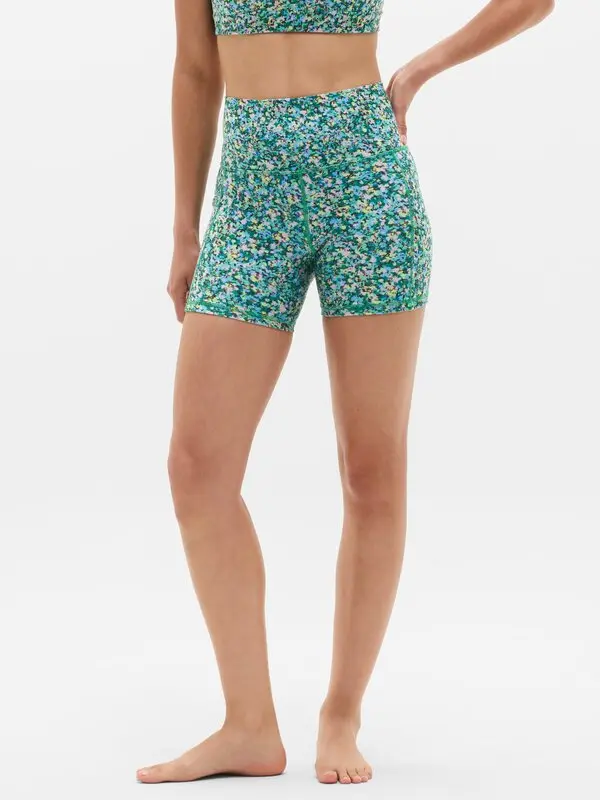 Athleta Salutation Stash High Rise 5" Shorts - Superbloom