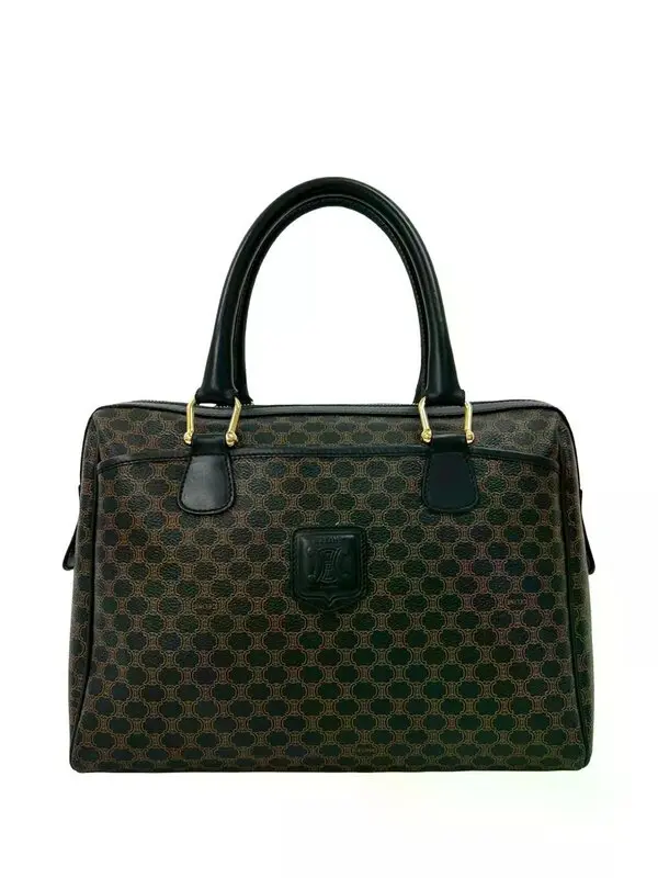 Celine 1997 Macadam Coated Canvas Handbag