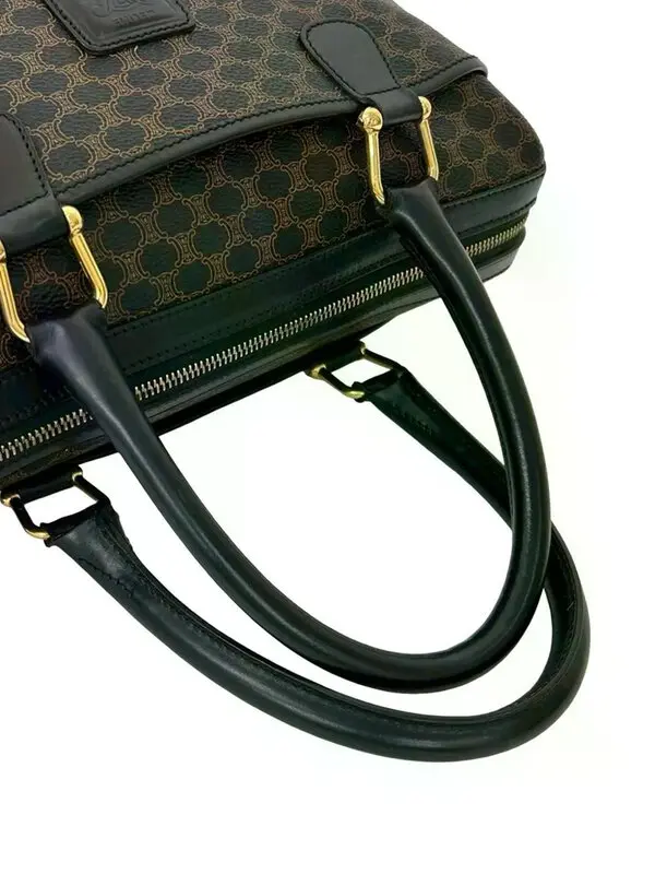 Celine 1997 Macadam Coated Canvas Handbag
