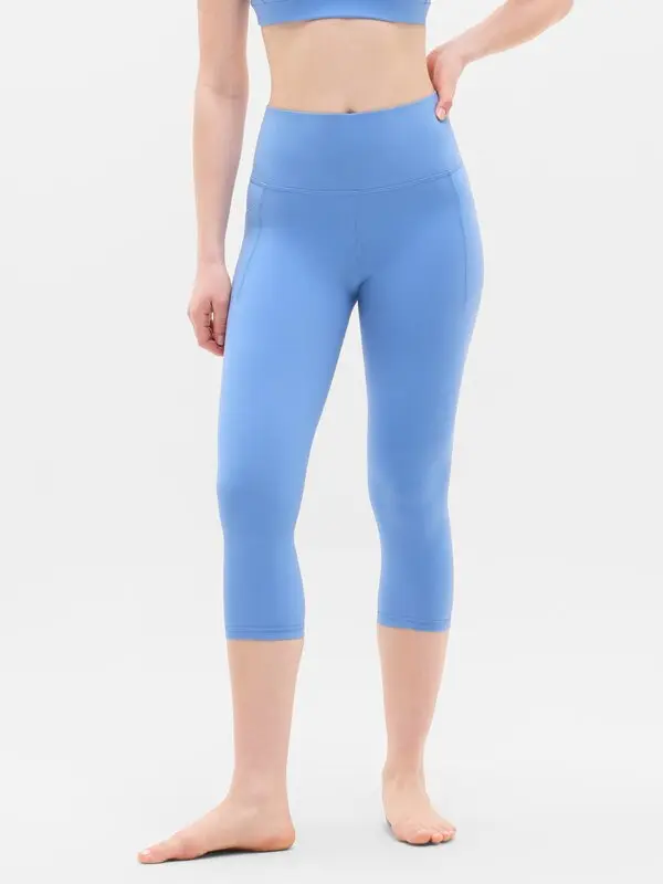 Athleta Salutation Stash High-rise Capri - Waterfall