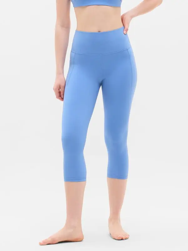 Athleta Salutation Stash High-rise Capri - Waterfall