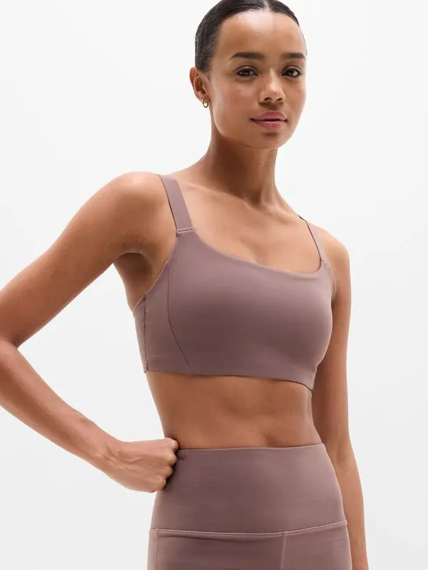 Athleta Reform Adjustable Sports Bra D-dd - Driftwood