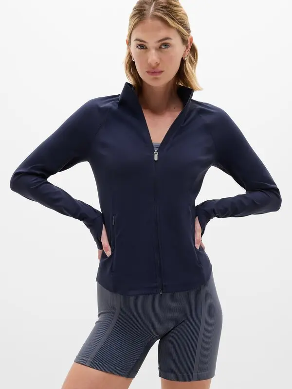 Athleta Salutation Jacket - Navy