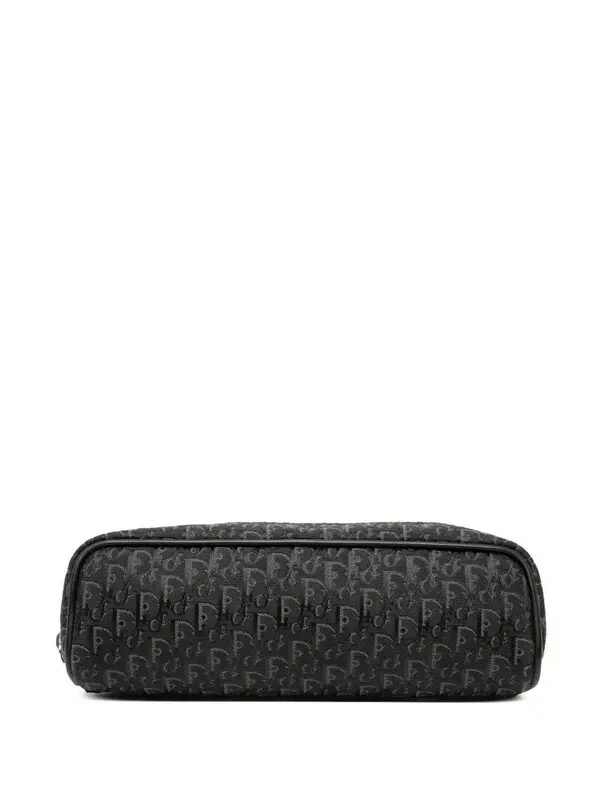 Dior Diorissimo Trotter Canvas Pouch - Black