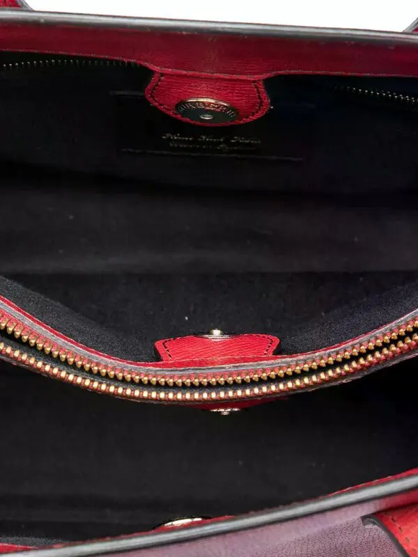 Burberry Medium Banner Satchel - Red