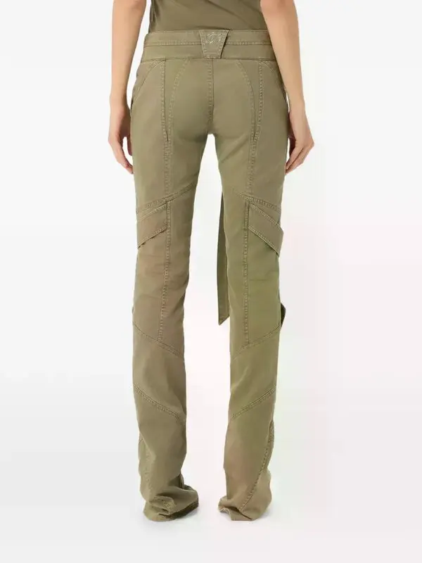 Blumarine Belted Cargo Trousers - Green
