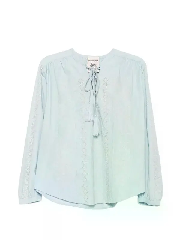 SEMICOUTURE Zillah Embroidered Blouse