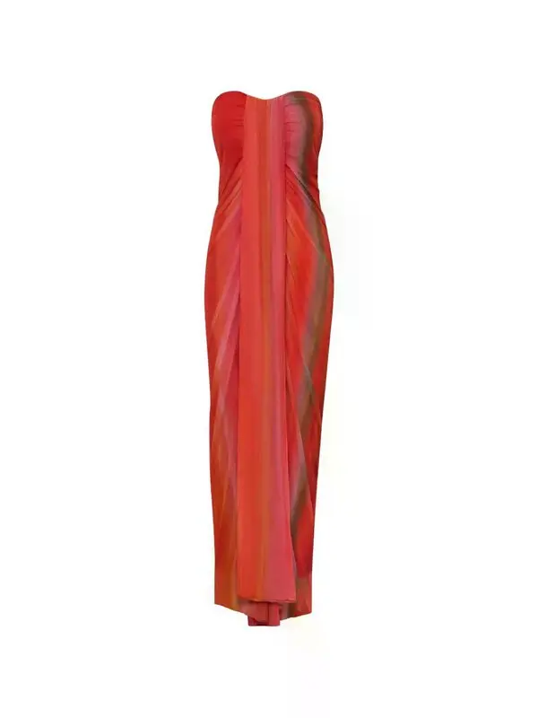 BAOBAB Cascading Slit Maxi Dress