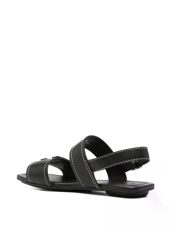 Hogan H-logo Sandals - Black