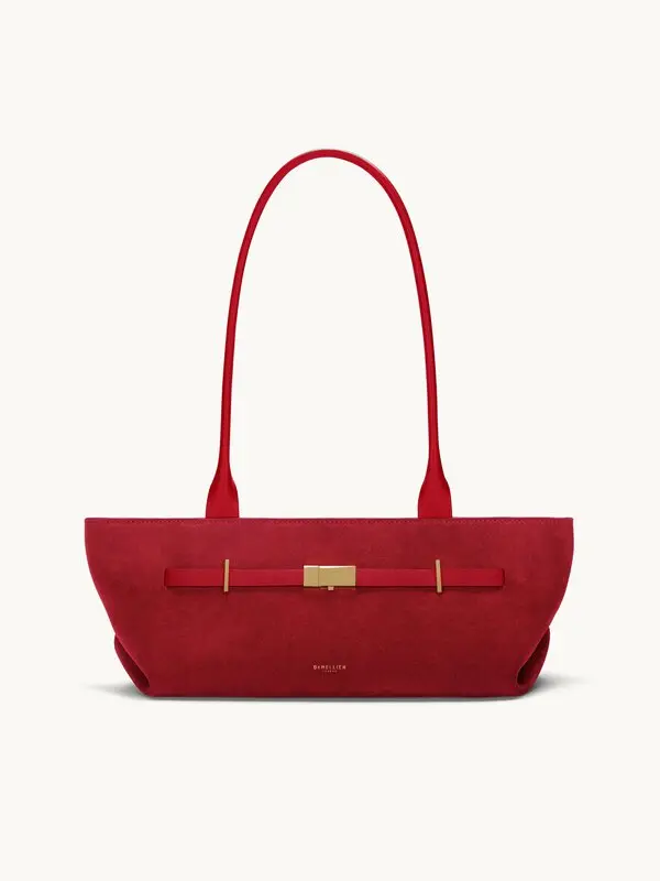 DEMELLIER New York Shoulder Bag - Red Berry