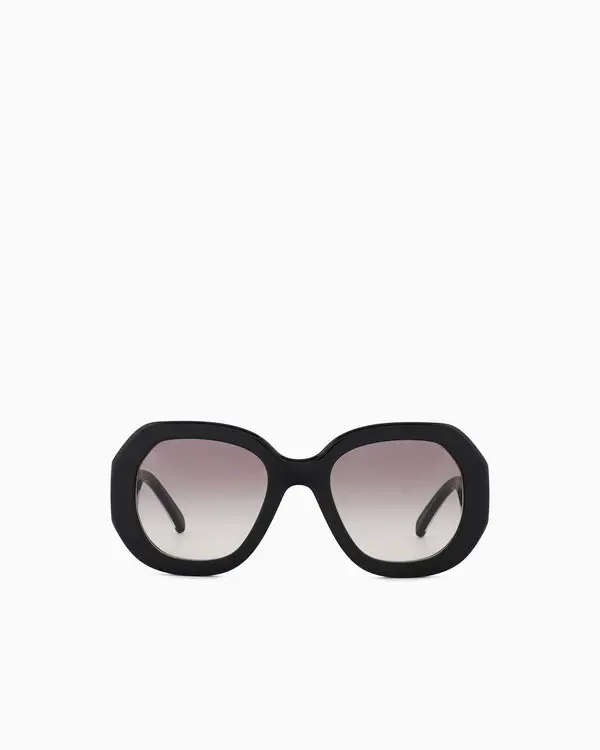 Giorgio Armani Square Sunglasses - Black