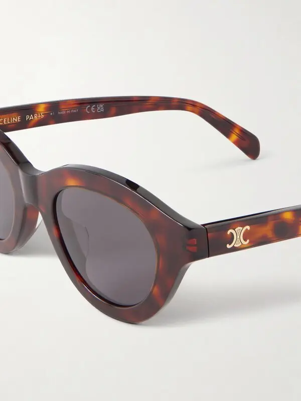 Celine Round-frame Acetate Sunglasses
