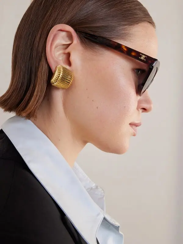 Celine Round-frame Acetate Sunglasses