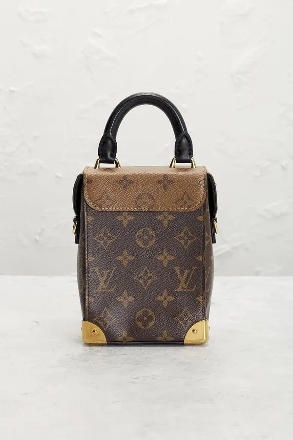 LOUIS VUITTON Monogram Reverse Camera Box Handbag