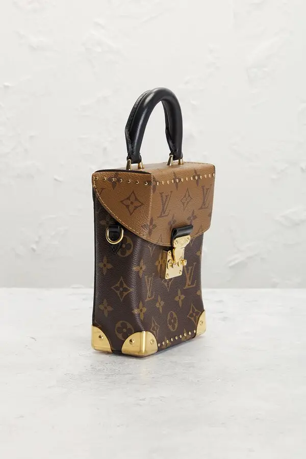 LOUIS VUITTON Monogram Reverse Camera Box Handbag