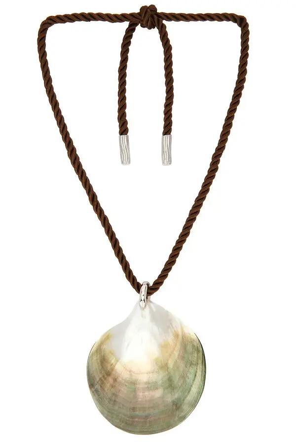 JULIETTA Shell Necklace - Brown